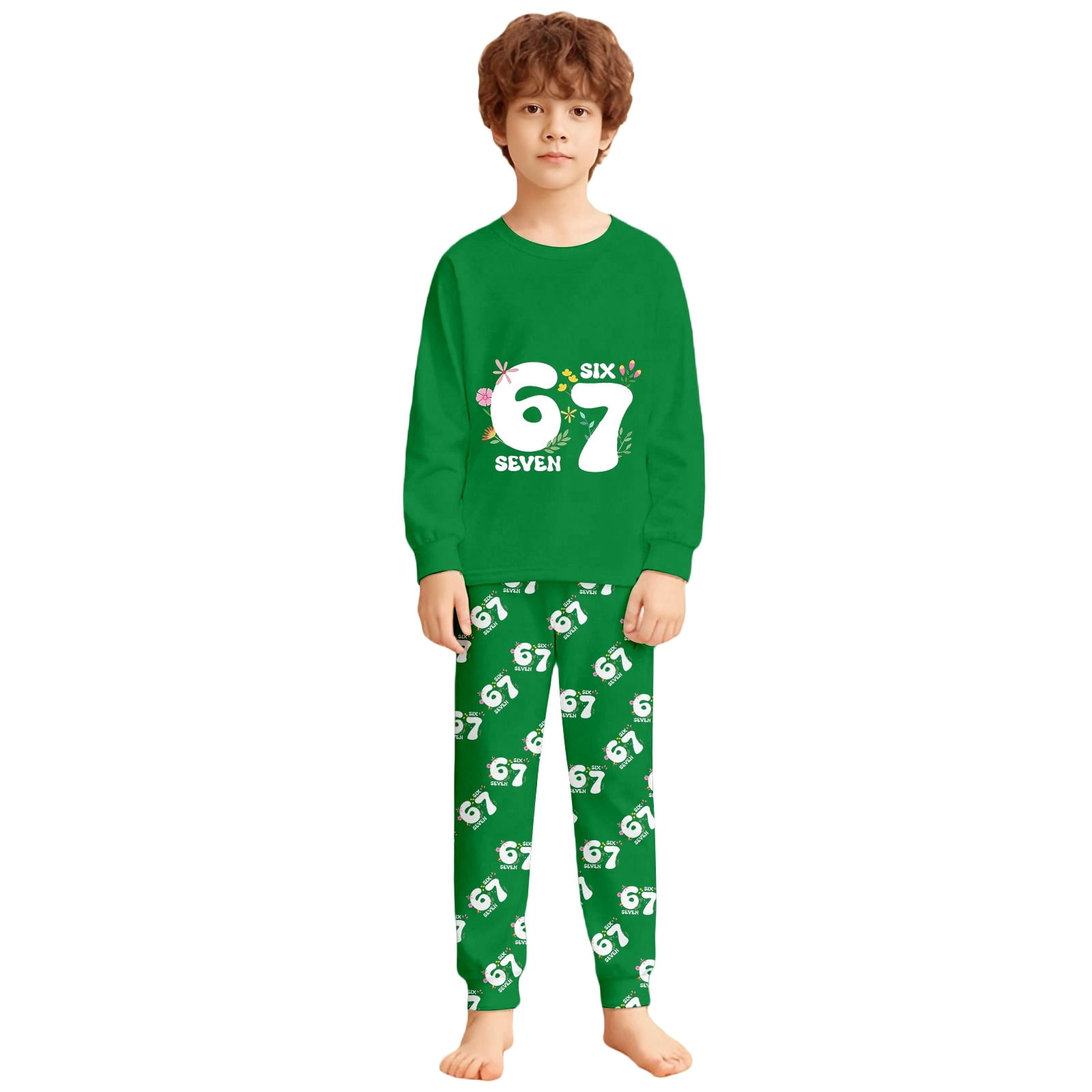 Glisme Boys Outfits Graphic Number Print Comfortable For Play And ...
