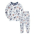 Glisme Boys Pajama Set Long Sleeve Kids Sleepwear Cartoon Astronaut Loungewear Comfy Clothing ...