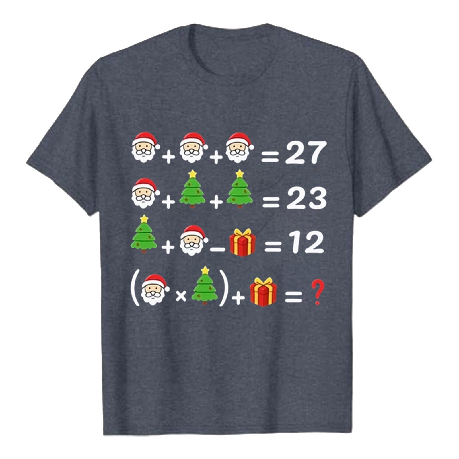 Glisme Boys T Shirt Funny Math Print Graphic Tee For Kids Casual Short ...