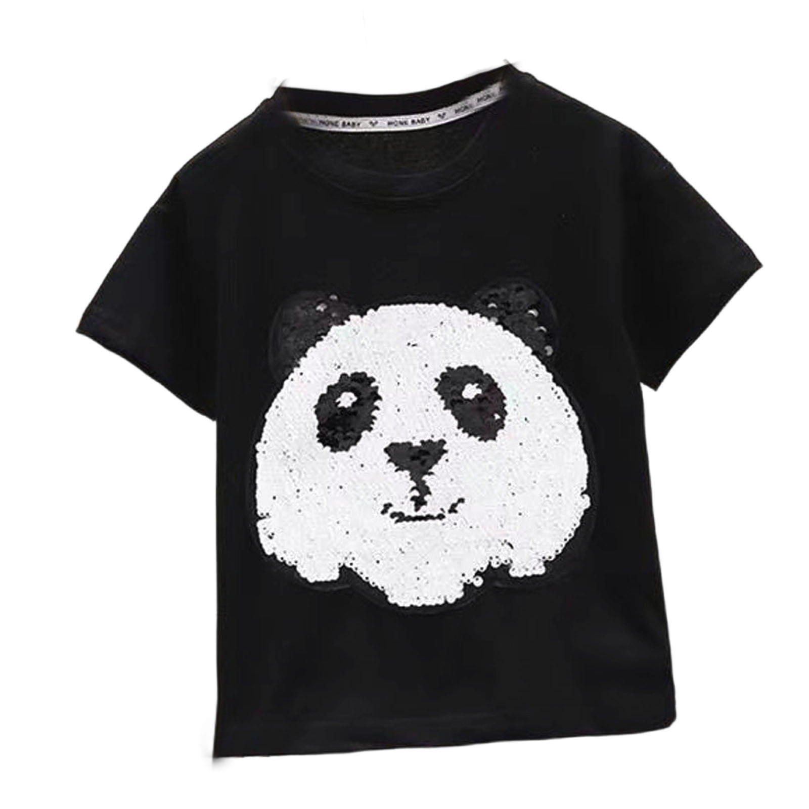 Glisme Boys T Shirt Kids Short Sleeve T-Shirt With Glitter Color ...