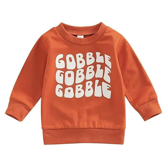 Glisme Boys T Shirt Letter Prints Round Neck Long Sleeved Sweatshirt ...