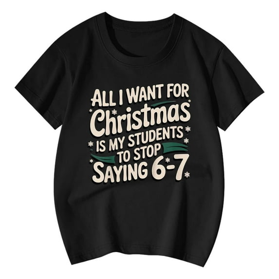 Glisme Boys T Shirt Summer Short Sleeved Crew Neck T-Shirt Solid Color ...