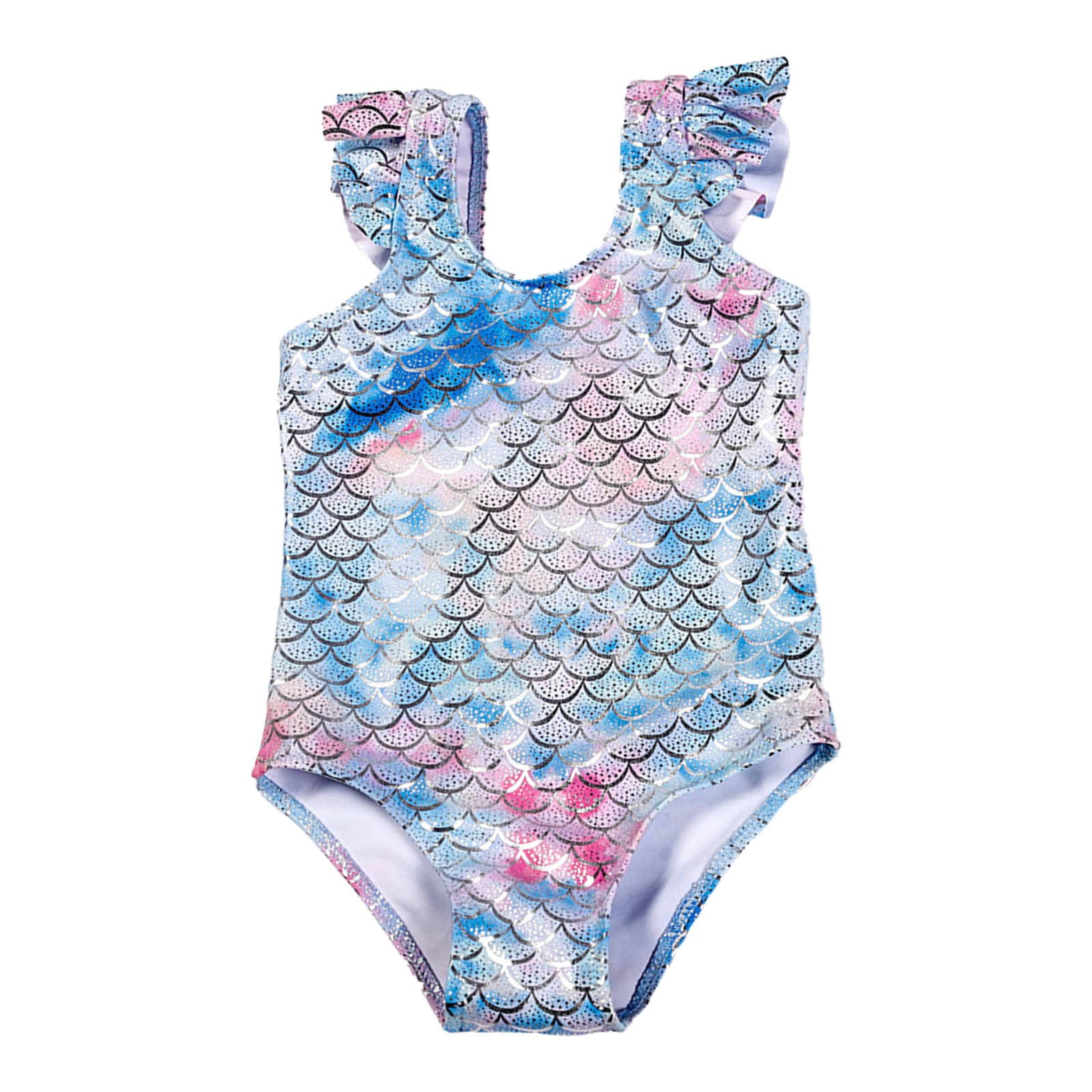 Glisme Girls Swimsuit For Piece Ruffle Bathing Suits Kids Bikini Beach ...