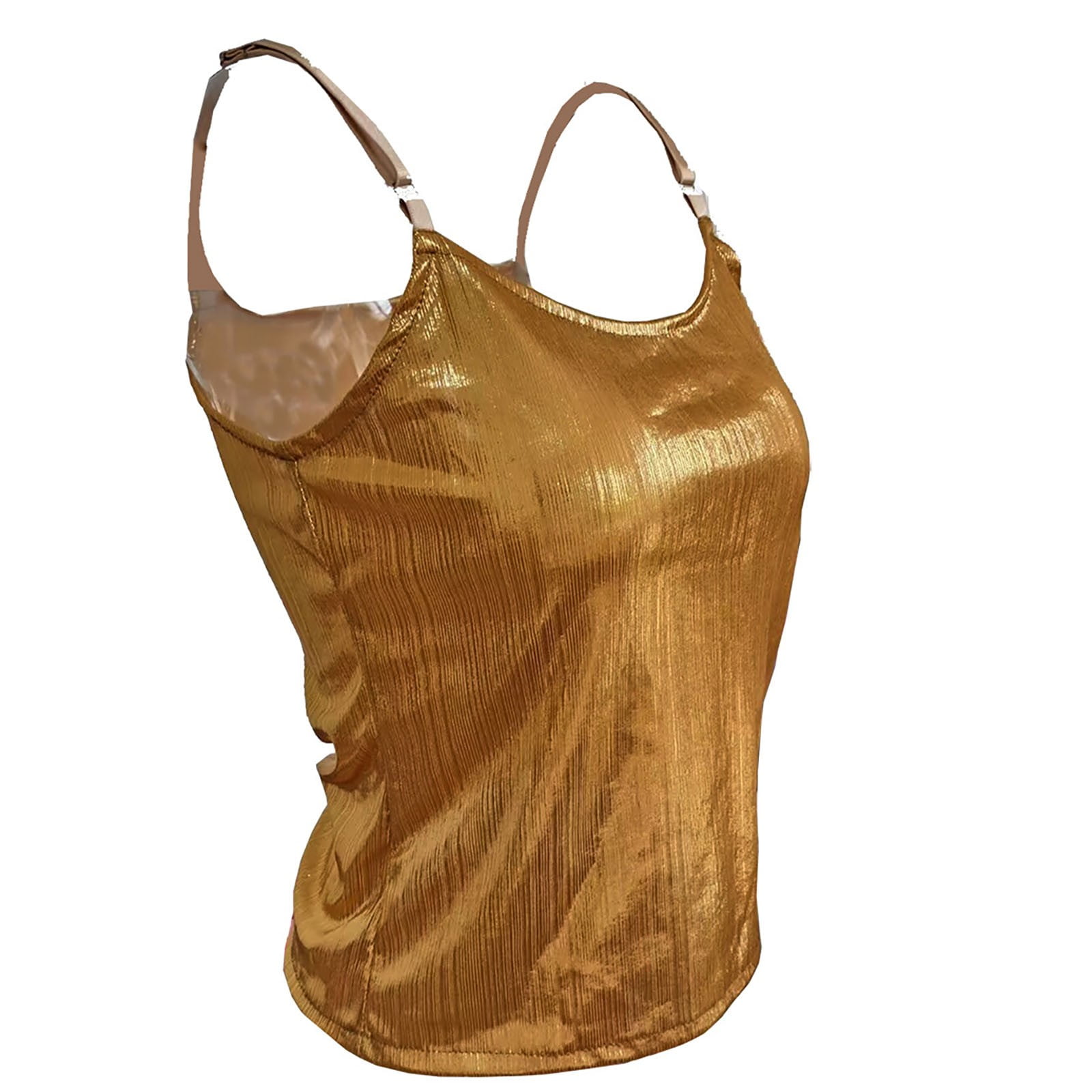 Glisme Girls T Shirt Ribbed Tank Tee Adjustable Spaghetti Strap ...