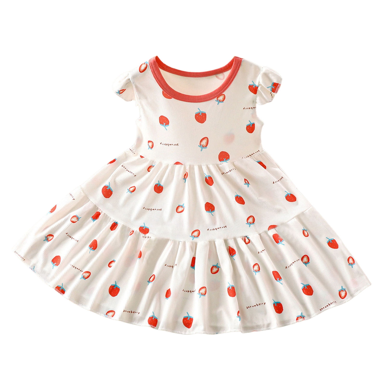 Glisme Summer Dress For Girls For Outdoor Play Comfortable Stretchy ...