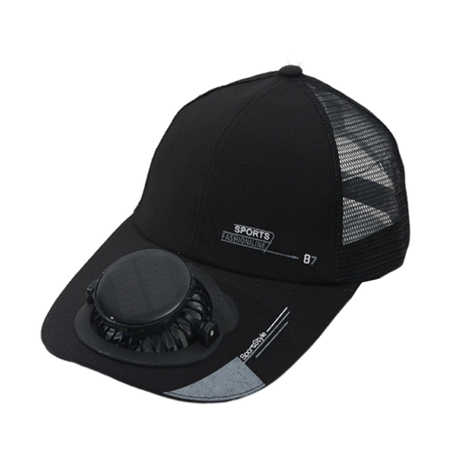 Glisme Sun Hat With Fans For Men Solar Powered Usb Rechargeable Solar ...