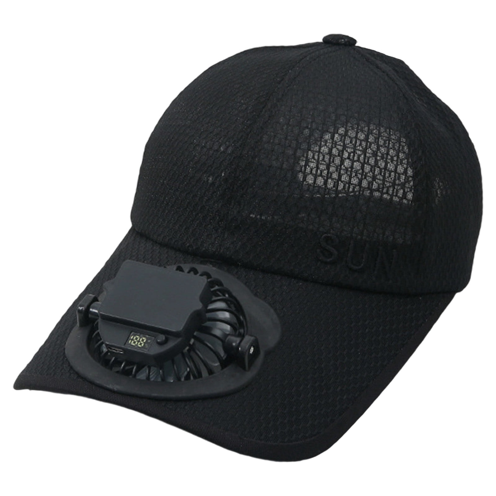 Glisme Sun Hat With Fans For Men Women Adult Solar Fan Hat For Outdoor ...