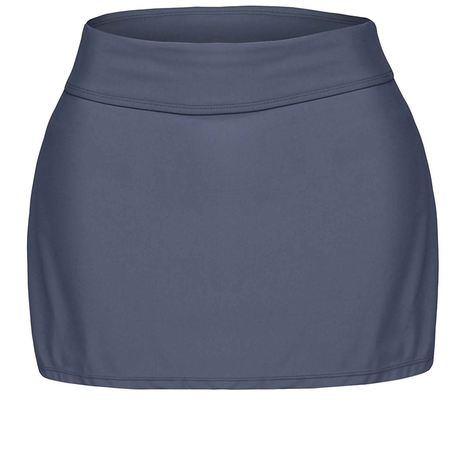 Glisme Swimsuits For Women Comfortable Solid Color Hakama Swimsuit Grey ...