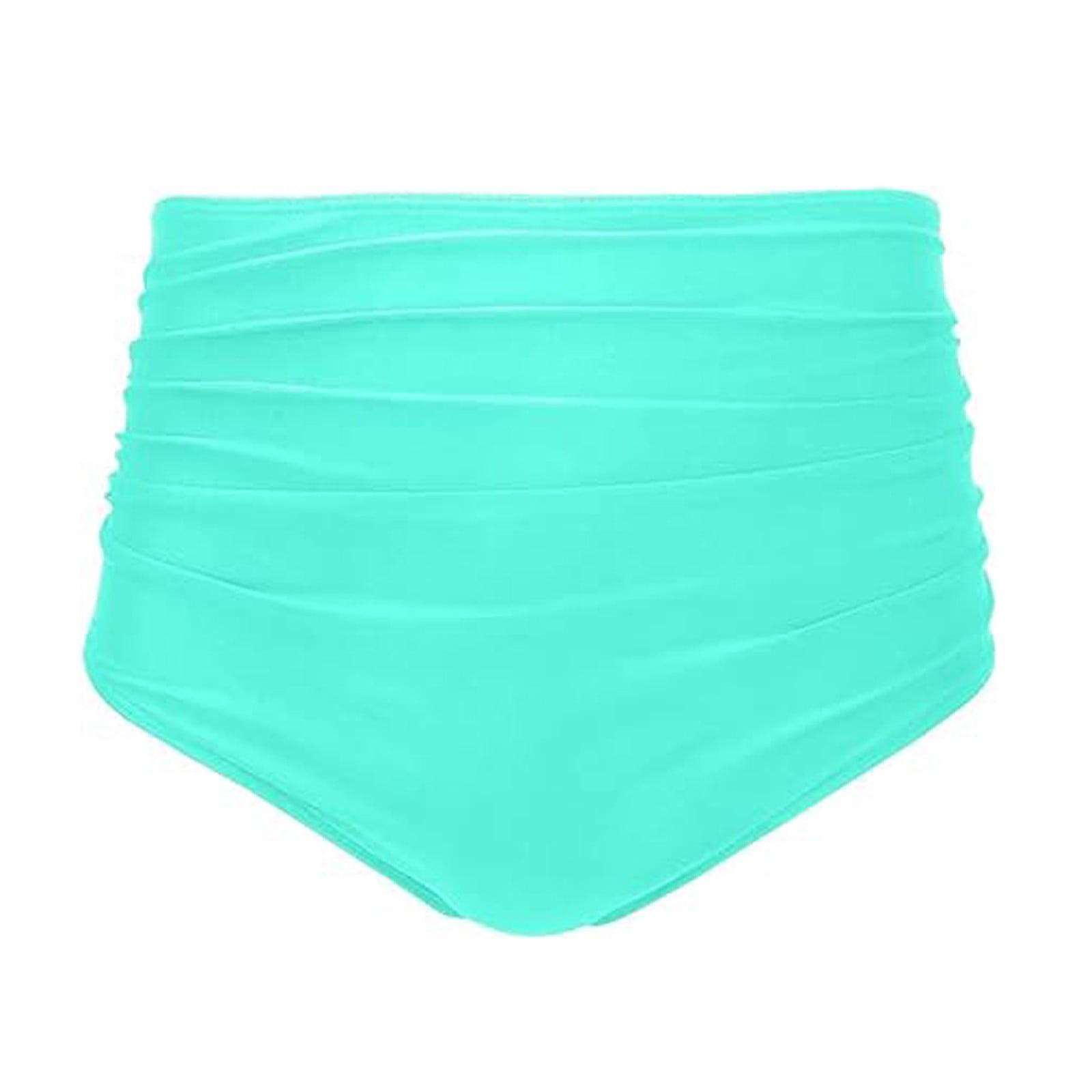 Glisme Swimsuits For Women Swimwear Bottoms High Waisted Swim Bottoms Skirts Ruched Bikini ...