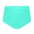 Glisme Swimsuits For Women Swimwear Bottoms High Waisted Swim Bottoms Skirts Ruched Bikini ...