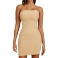 Glisme Women'S Dresses Strapless Bodycon Mini Dress With Removable ...