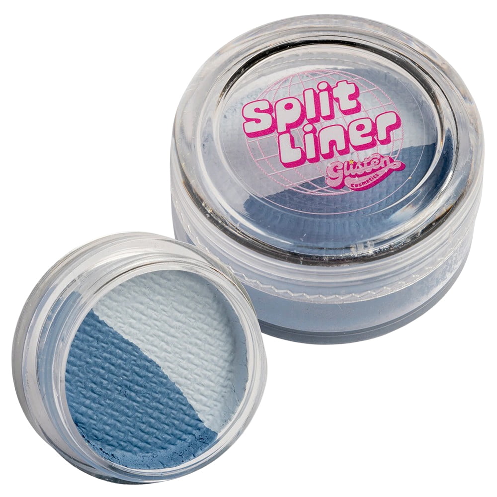 Glisten Cosmetics Split Liner - Mondays - Grey & Dusty Blue - Walmart.com