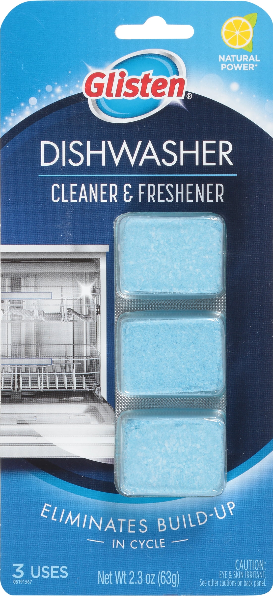Glisten Dishwasher Cleaner & Freshener, 3 Tablets - Walmart.com