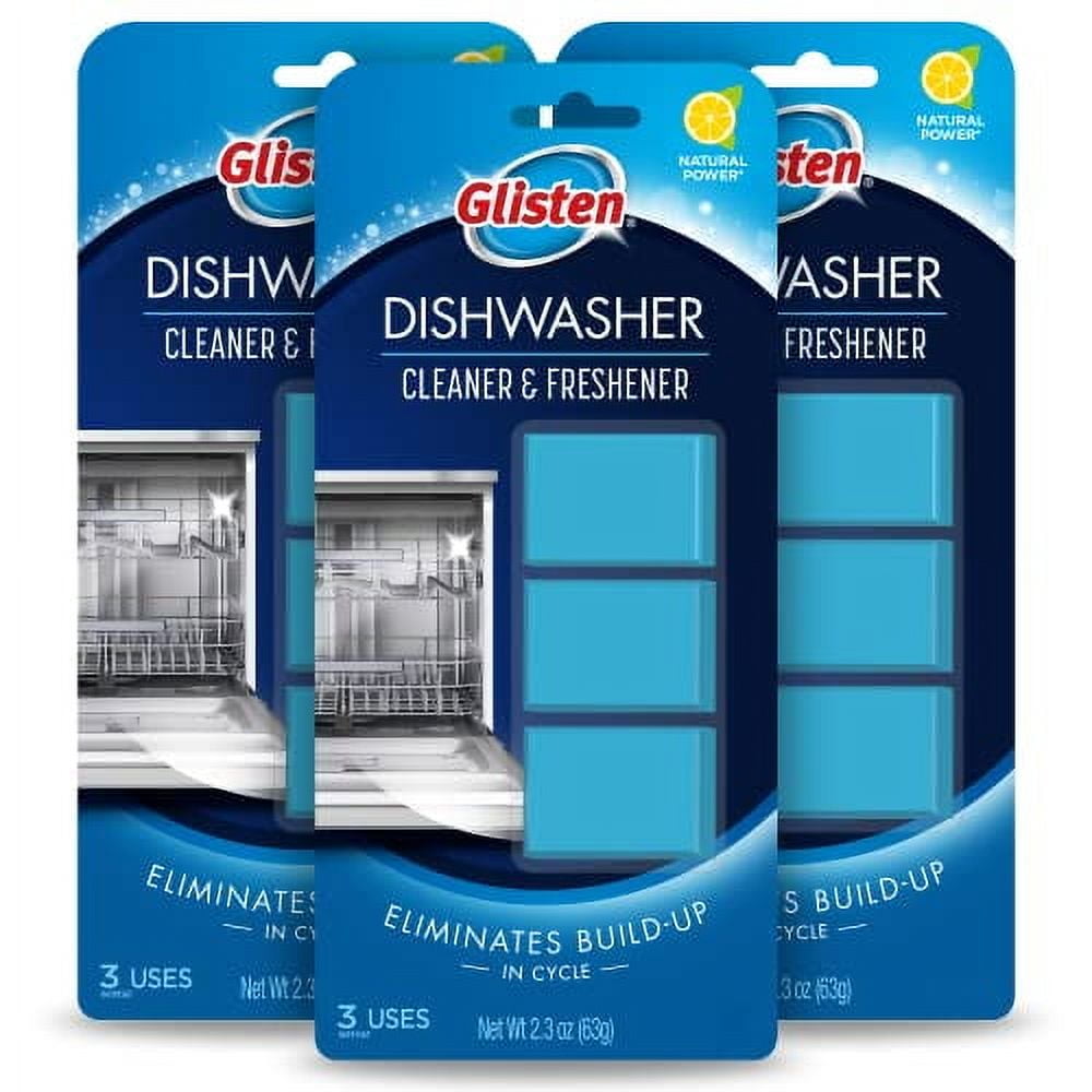 Glisten Dishwasher Cleaner & Freshener, Cleans and Freshens During Wash ...