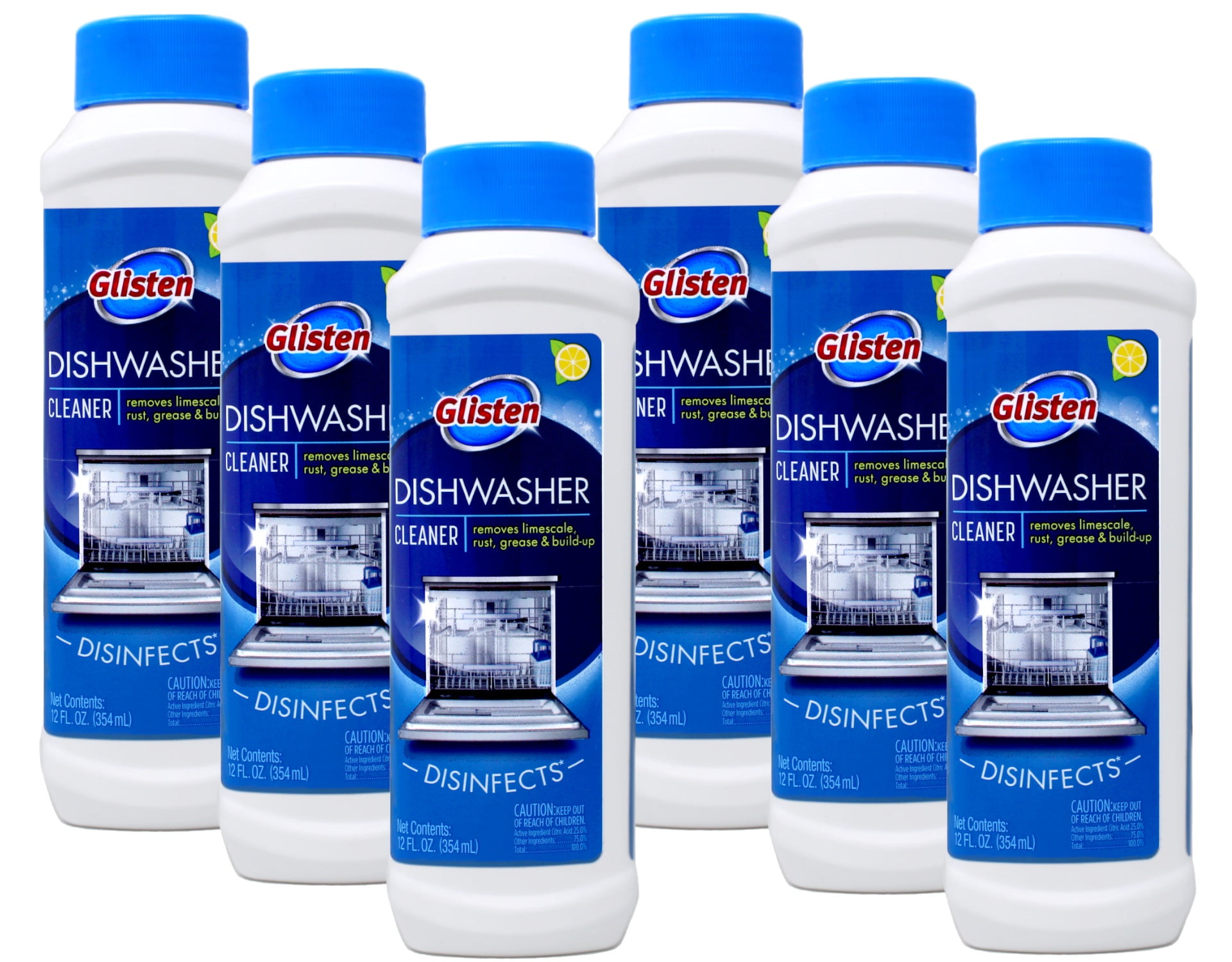 Glisten Dishwasher Cleaner, Removes Limescale, Rust, Buildup, and ...
