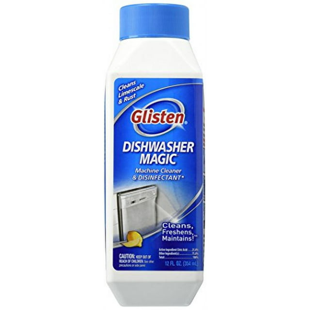 Glisten Dishwasher Magic Disinfectant & Cleaner Lemon 12 Oz - Walmart.com