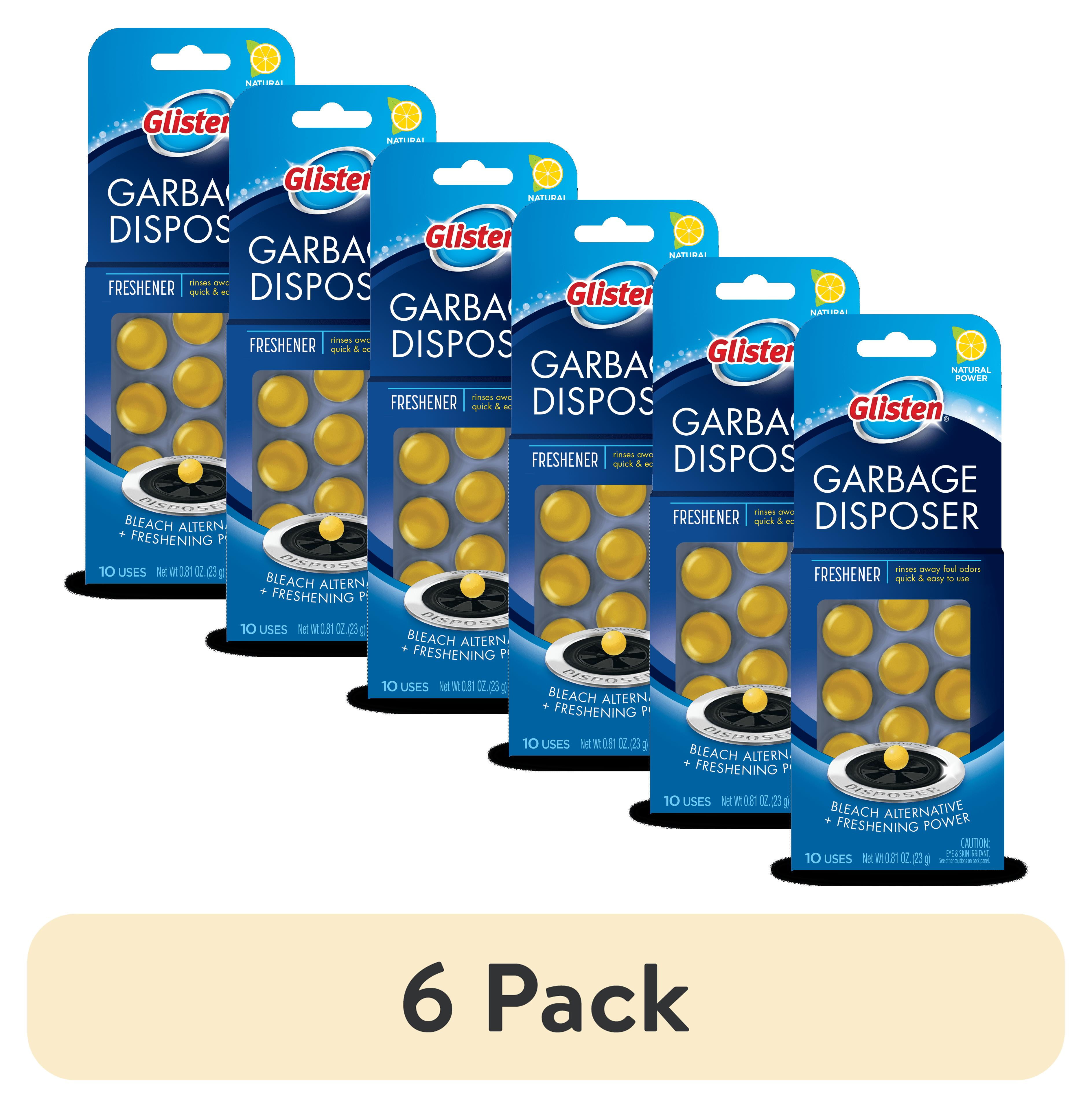 (6 pack) Glisten Garbage Disposer Care Freshener Pods, 10 Pack ...