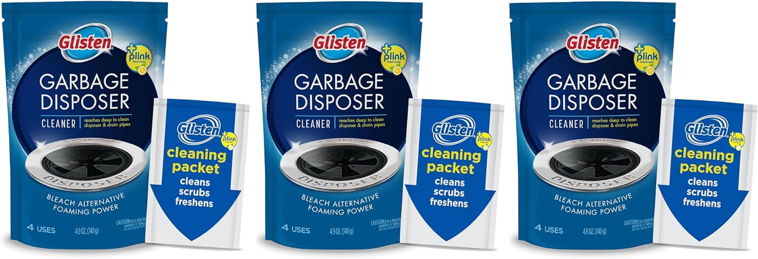 Glisten Garbage Disposer Cleaner and Freshener with Foaming Action ...