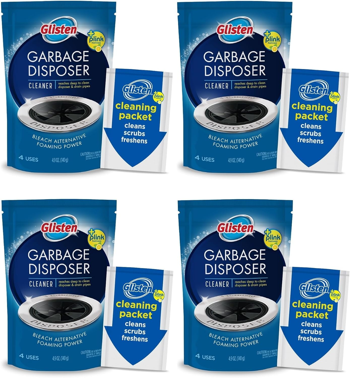 Glisten Garbage Disposer Cleaner and Freshener with Foaming Action ...