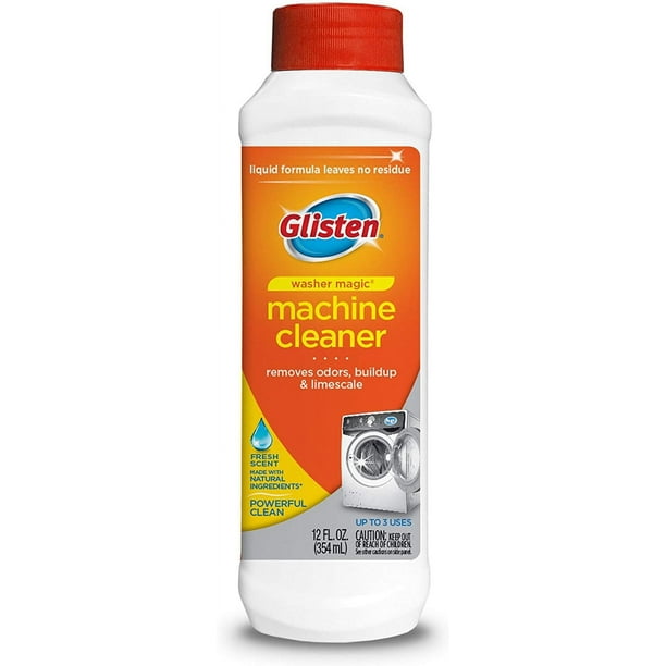 Glisten Washer Magic Washing Machine Cleaner & Deodorizer, 12 Fl Oz, 12 ...