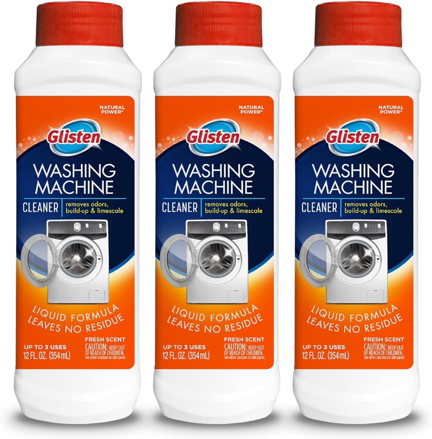 Glisten Washing Machine Cleaner, Helps Remove Odor, Buildup and ...