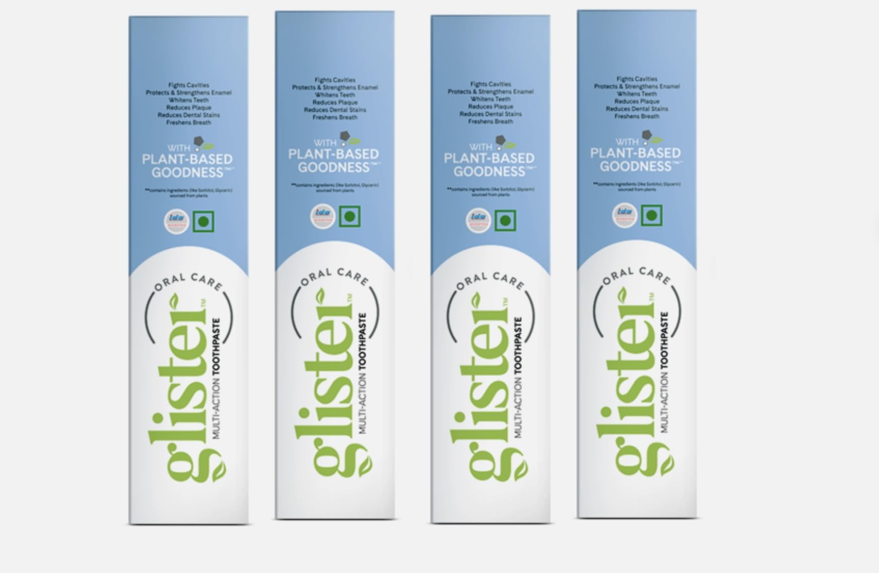 Glister™ Travel Size Multi-Action Toothpaste (4 Packs) 50g Tubes E11 ...
