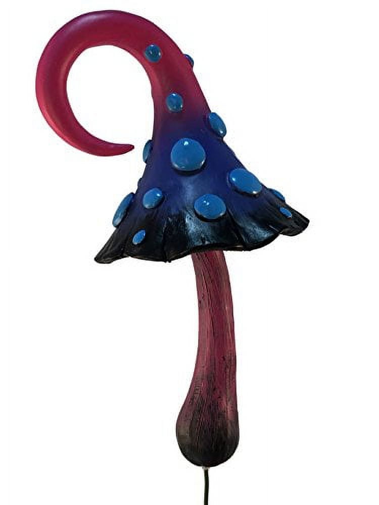GlitZGlam Magical Flamingo Blue Miniature Mushroom for a Miniature ...