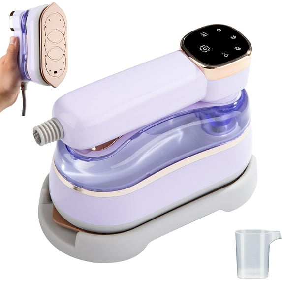 Glitchino Mini Rotary Steam Iron, 3 in 1 Portable Handheld Garment ...