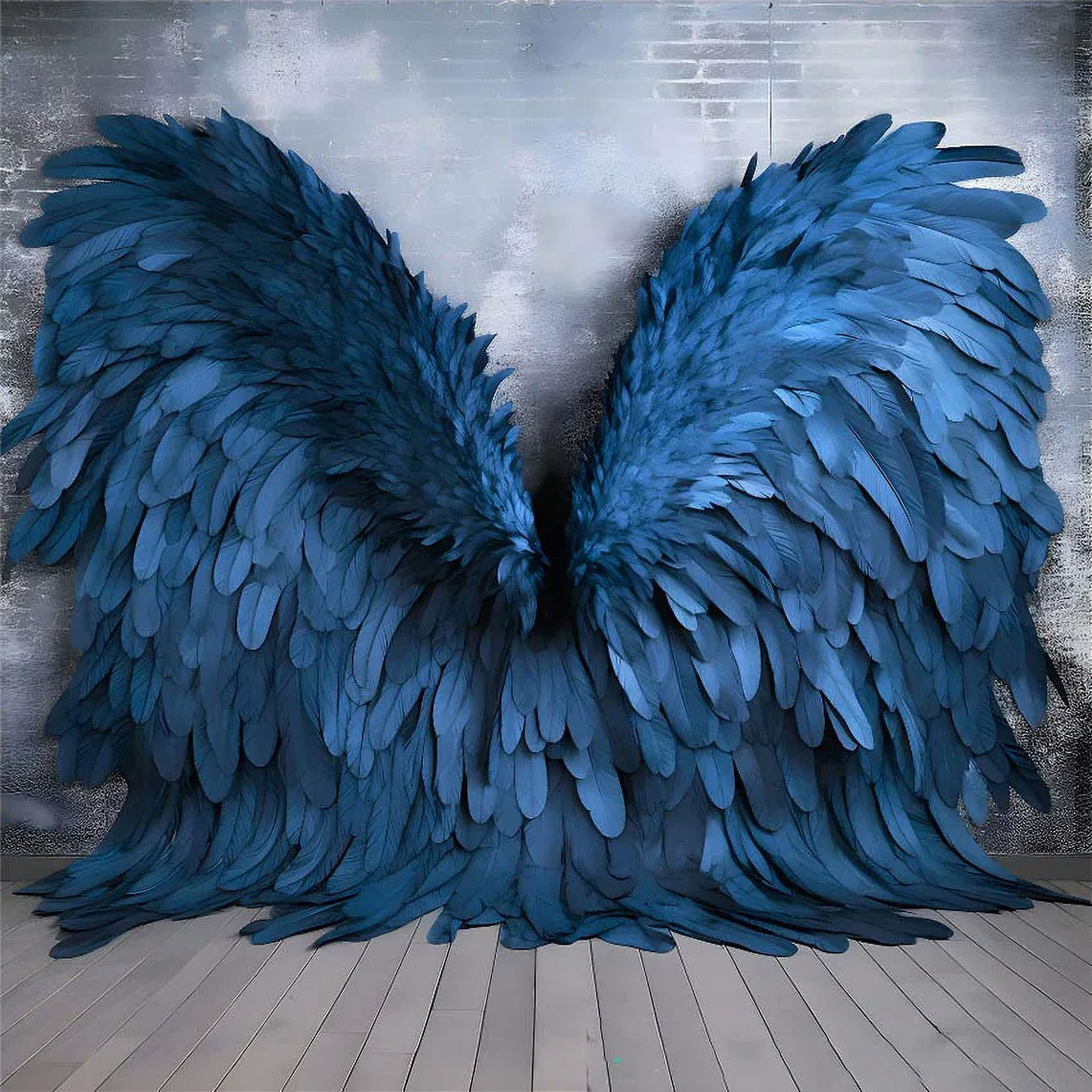 Glitter Angel Wings Adult Birthday Wedding Maternity Art Portrait r ...
