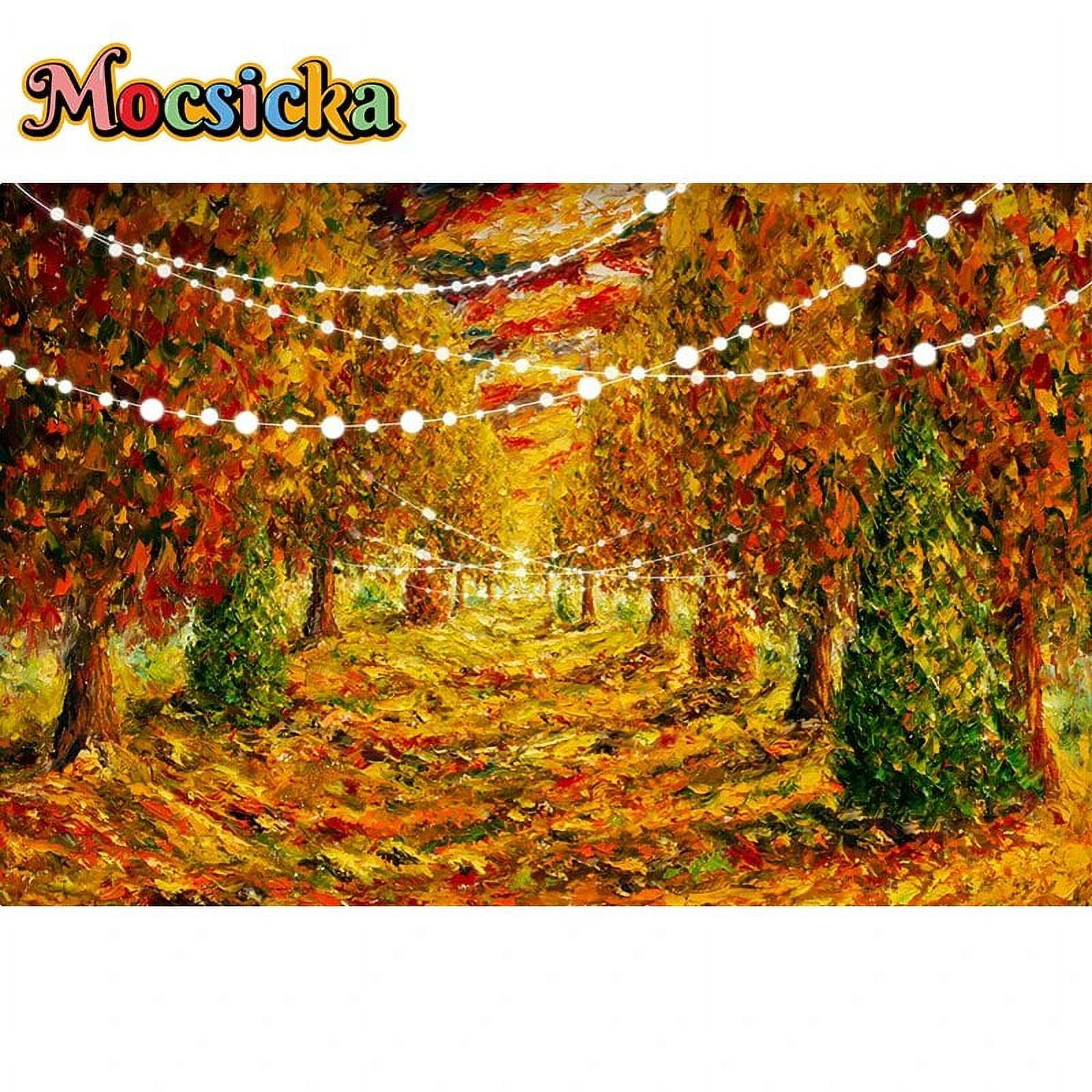 Glitter Autumn Forest Photography Background Nature Landscape Autumn ...