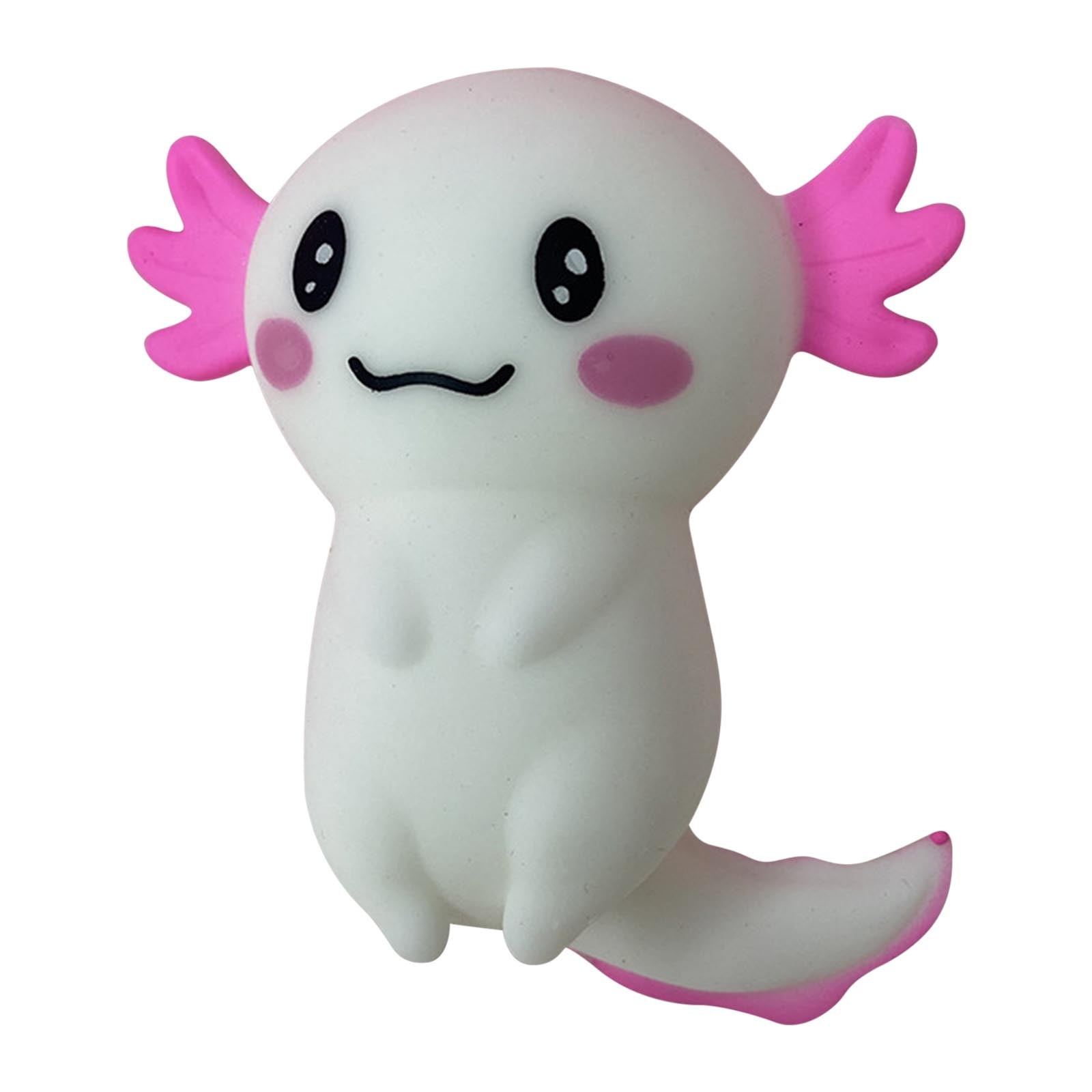 Glitter Axolotl Stress Relief Toy | Soft Stretchy Sensory Fidget Animal ...