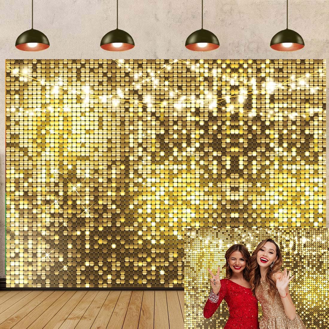 Glitter Backdrop Disco Themed Photography Backdrop for Anniversary ...