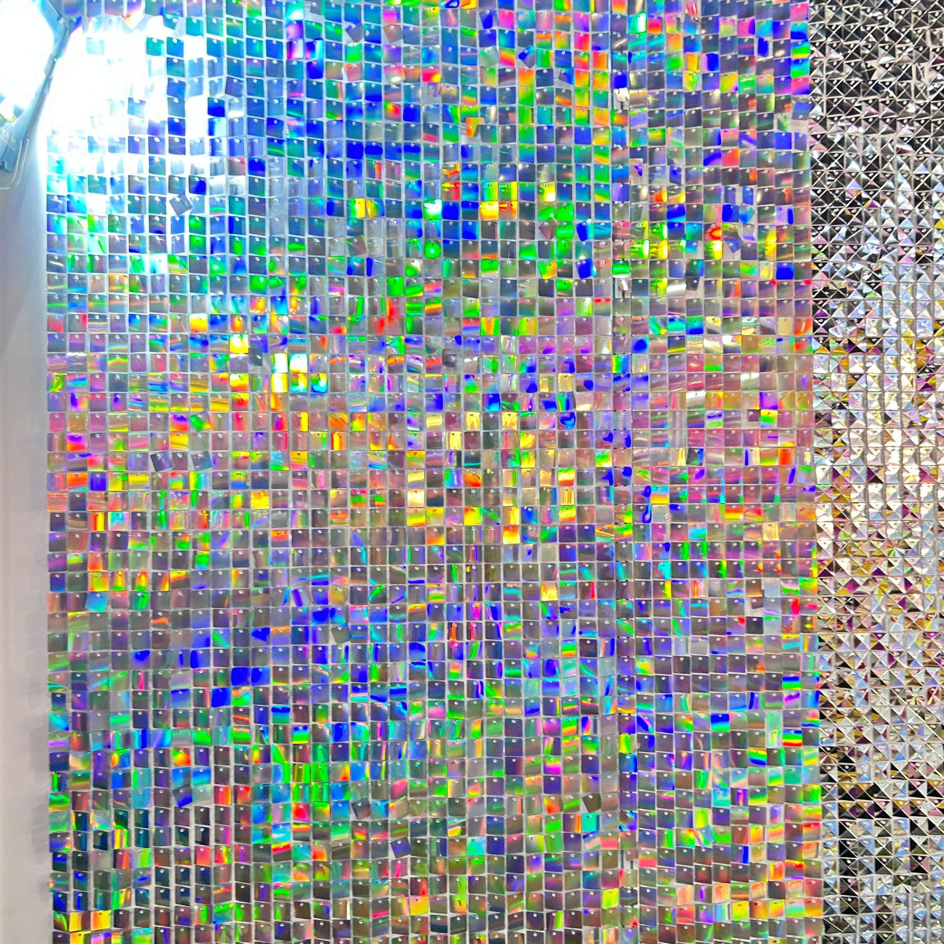 TOPBATHY1 Glitter Backdrop Panel, Plastic Shimmer Wall, Decorative ...