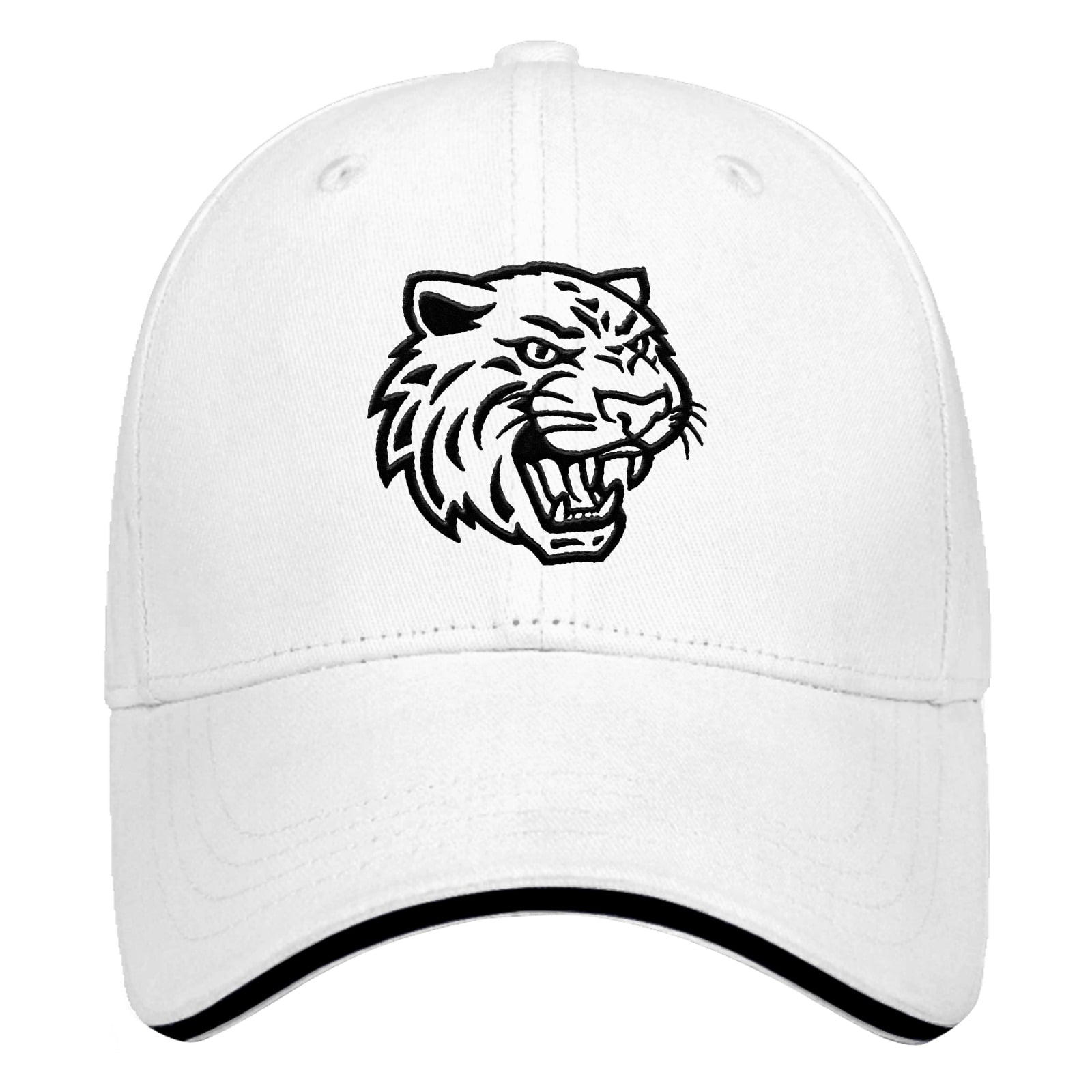 Glitter Baseball Caps Tiger head logo Embroidery Dad Caps for Teen ...