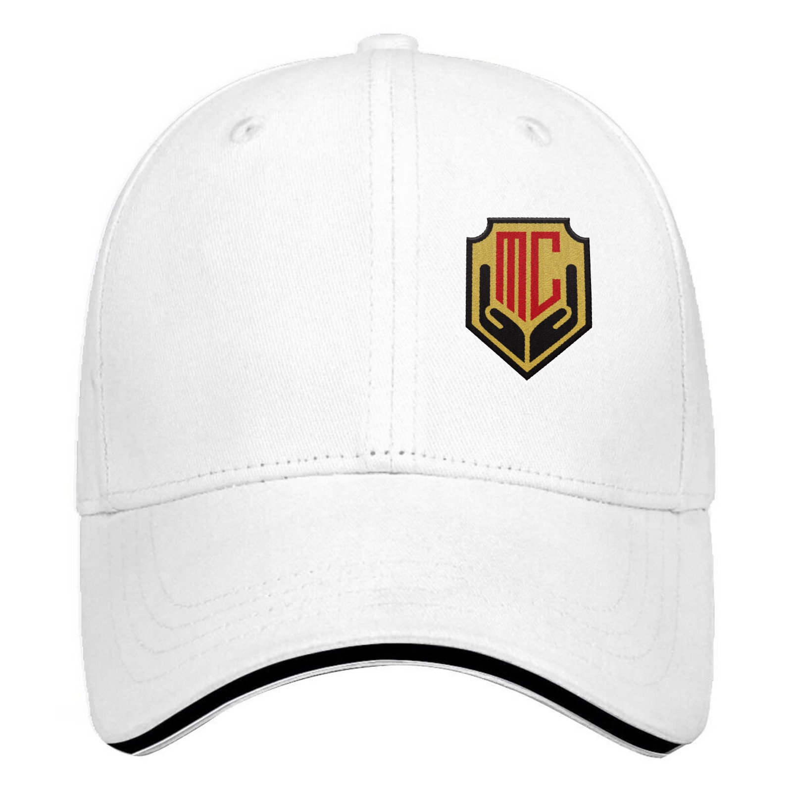 Glitter Baseball Hat mc shield logo design icon symbol luxury ...