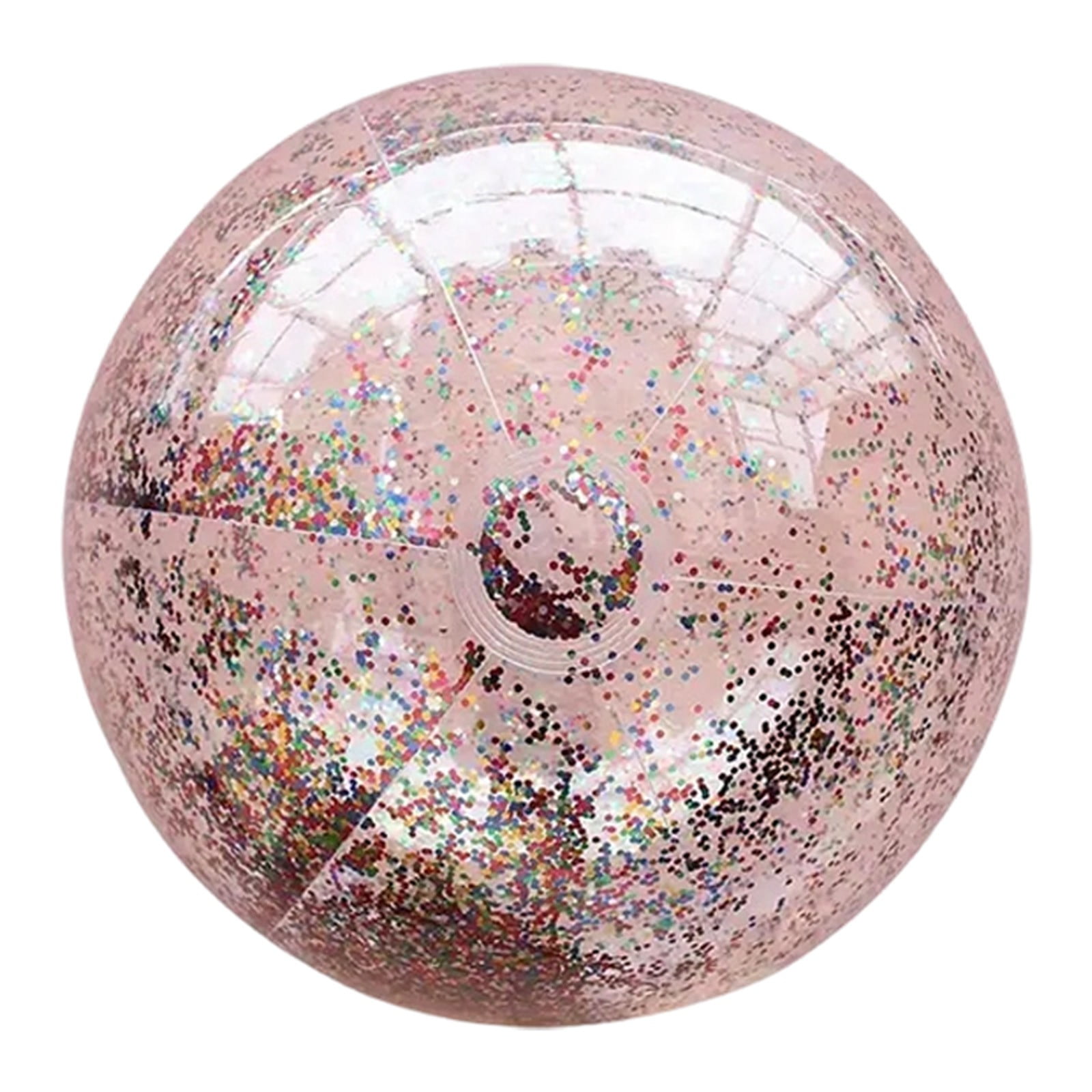 Glitter Beach Ball, Inflatable Gold Confetti Pool Balls, For Swimming ...