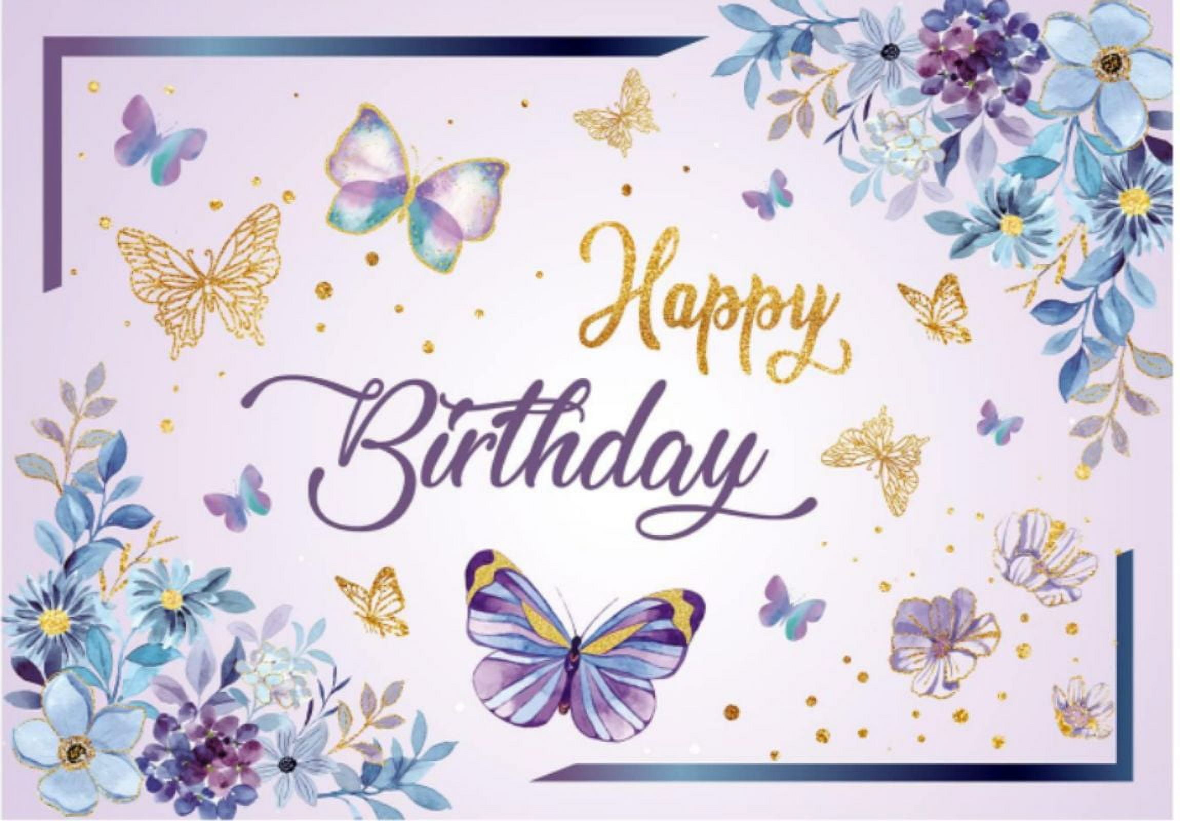 Glitter Birthday Backdrop Champagne Birthday Photography Background ...