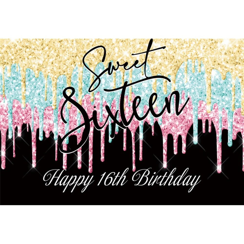Glitter Birthday Party Backdrop Molasses Candy Colored Ice Cream Cones ...