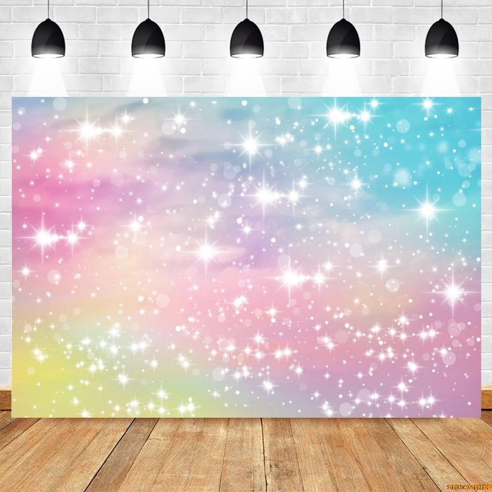 Glitter Birthday Party Backdrop Shiny Spots Newborn Baby Kids Portrait ...