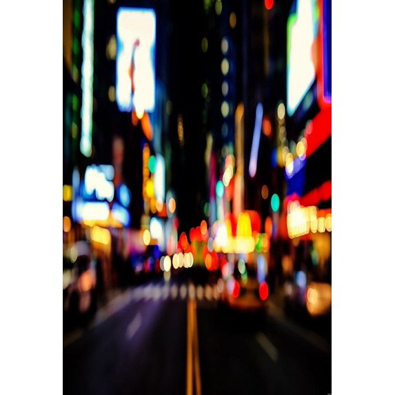 Glitter Bokeh City Night Scene Birthday Party Wedding Adult Portrait r ...