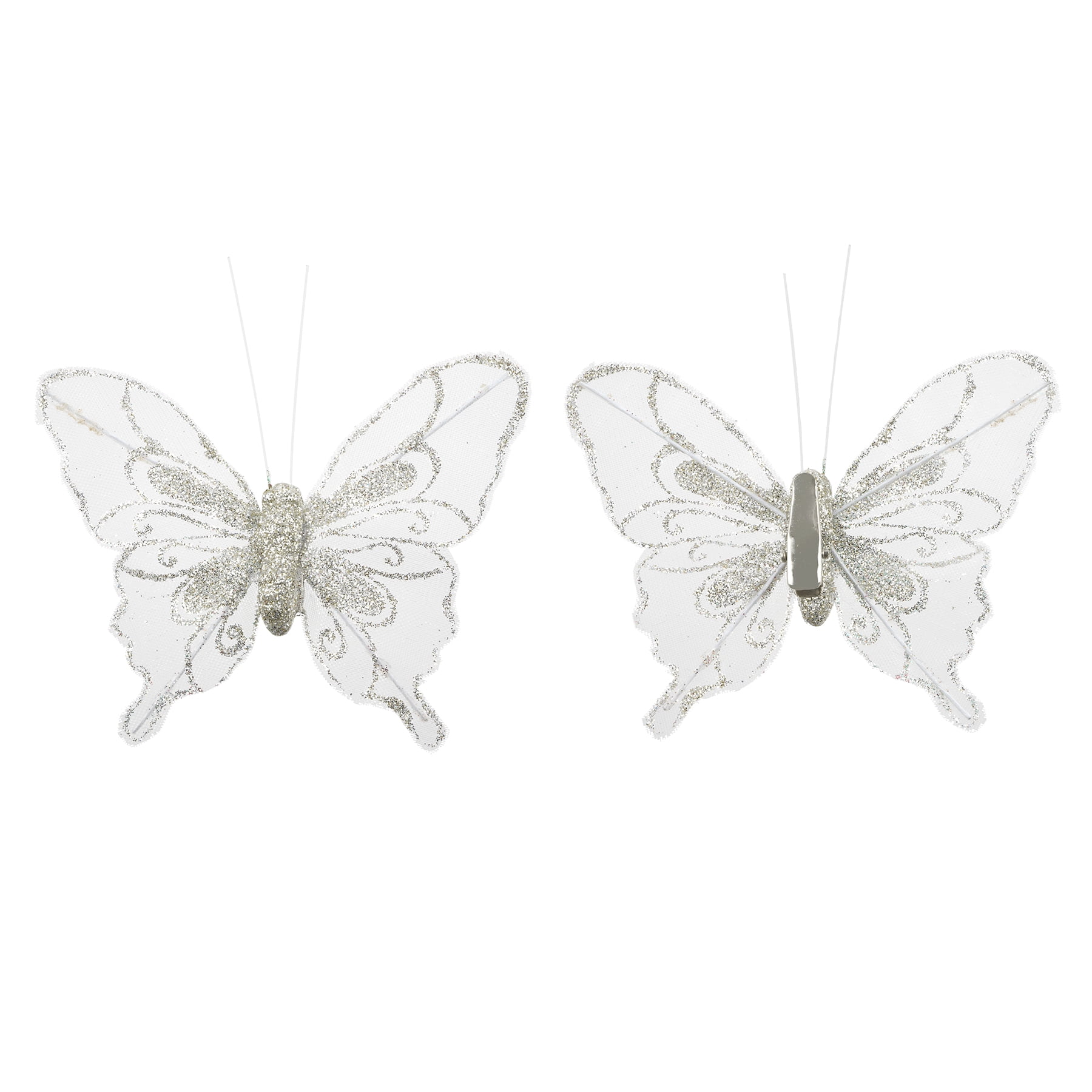 Glitter Butterfly Embellishments by Ashland - Feather and Plastic ...
