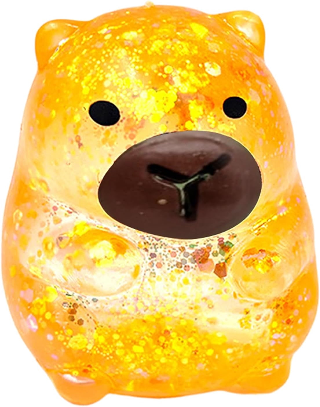 Glitter Capybara Squishy,Squishy Capybara,Sparkle Capybara Squishy ...