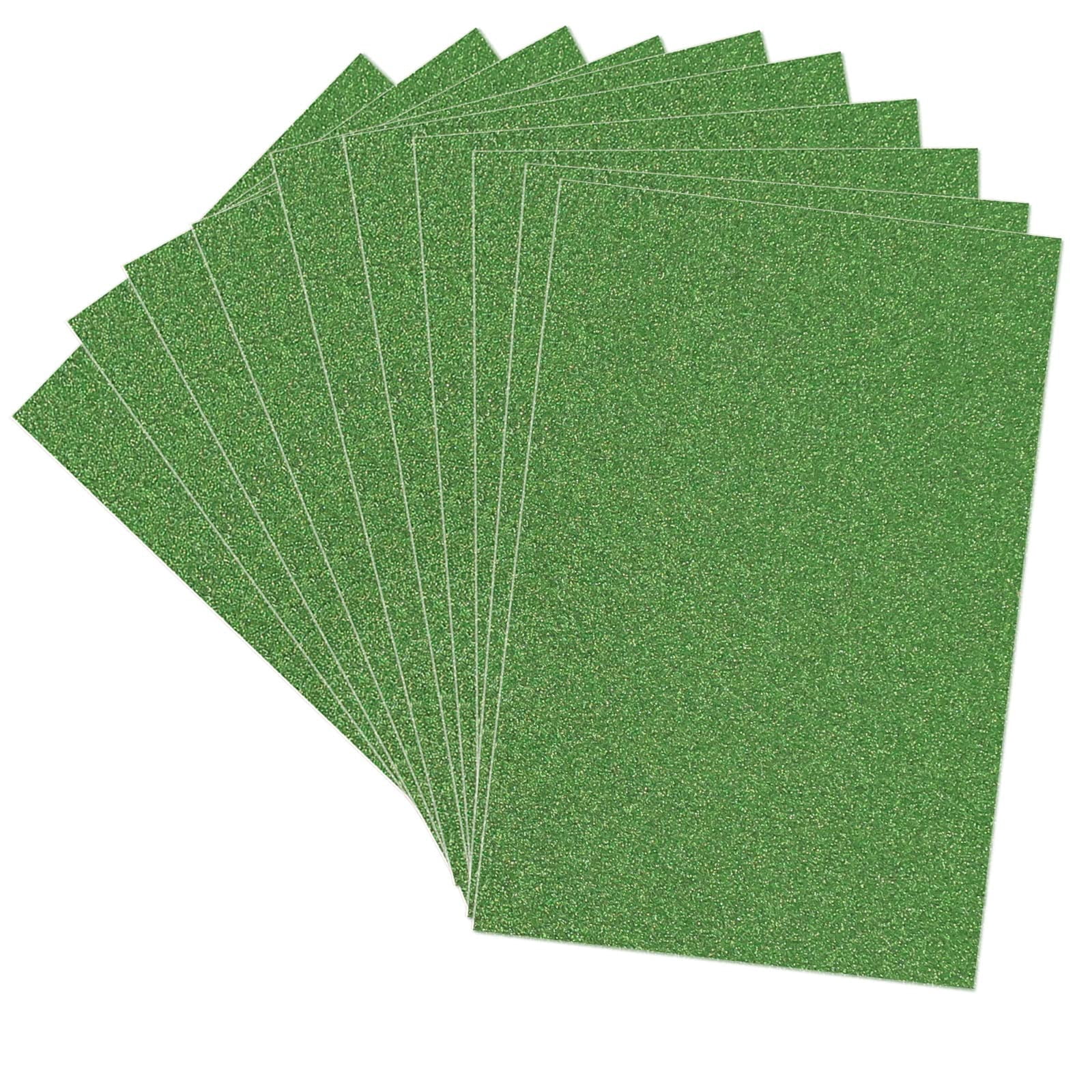 Glitter Cardstock Paper,20 Sheets RRF12 Glitter Adhesive Glitter ...
