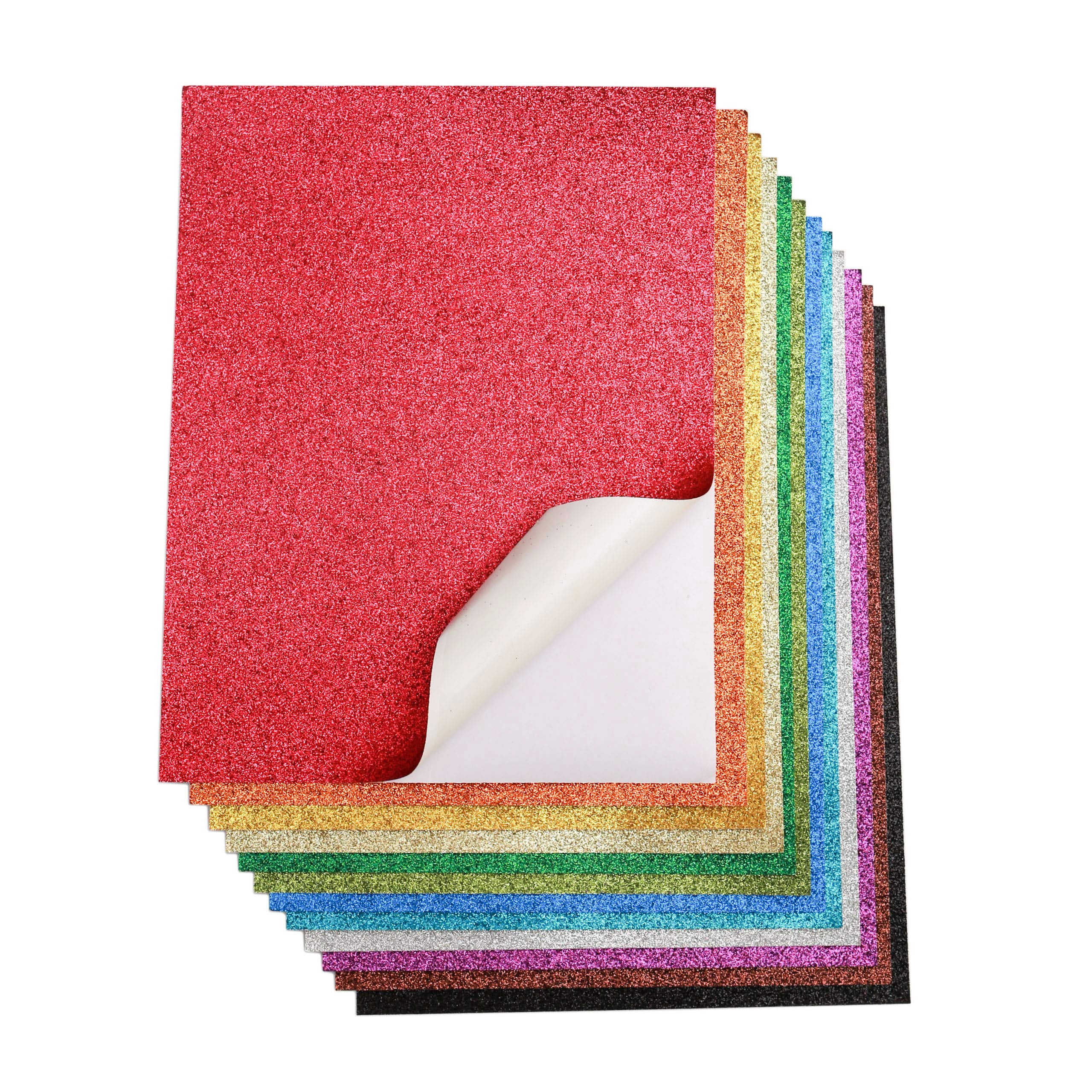 Glitter Cardstock - Self-Adhesive MSF2 - 20 Pack - 8.5 x Premium ...