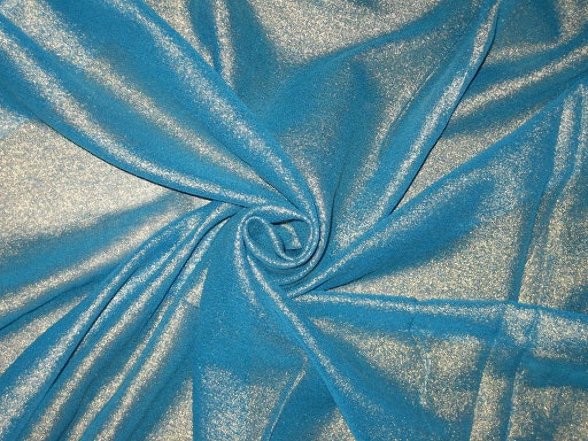 Glitter Chiffon Fabric Blue with Shimmer - Walmart.com