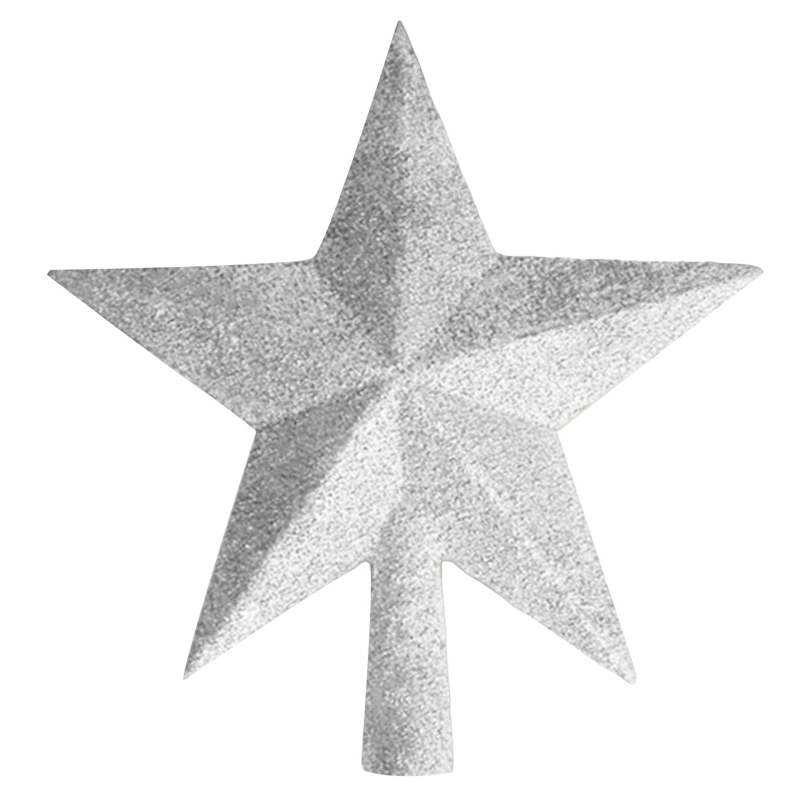 Glitter Christmas Star Tree Topper For Holiday Decorations Christmas ...
