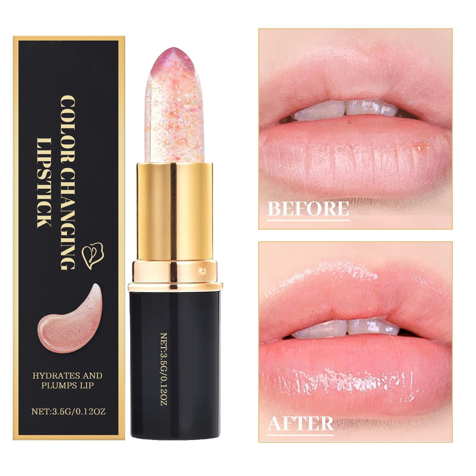 Glitter Color Changing Nourishing Moisturizing Lip Balm Is Not Greasy ...