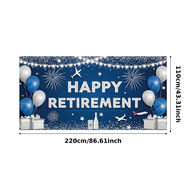 Ptriotic Soldier Happy Retirement Banner,Military ARMY/NAVY/AIR FORCE ...