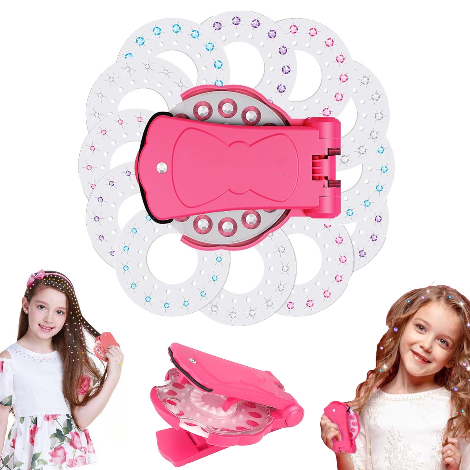 Glitter Diamond Styling Tools Hair with 180 Gems, 2026 New Bling Bling ...