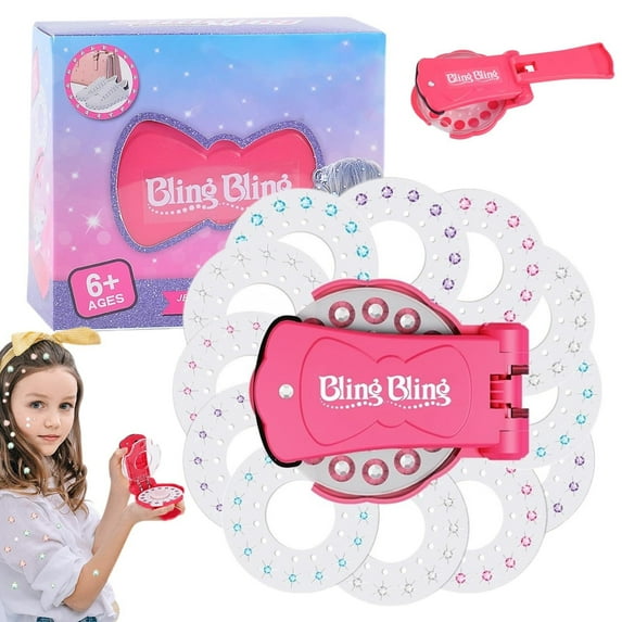 Glitter Diamond Styling Tools Hair Gemstone Styling Set to Light up ...